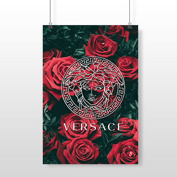 Versace - Floral - Wall Posters - Custom Freaks