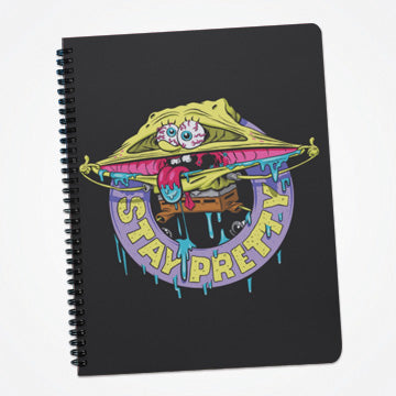 Stay Pretty - Spongebob - Notebook - Custom Freaks