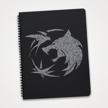 The Witcher Emblem - Notebook - Custom Freaks
