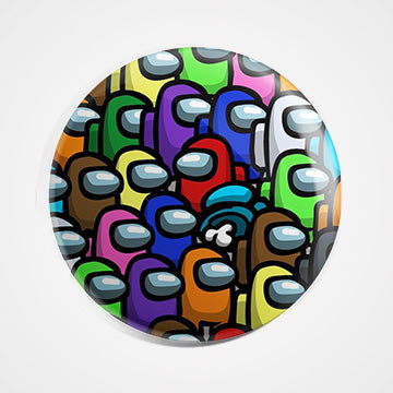 Among Us Collage - Game - Badge - Custom Freaks