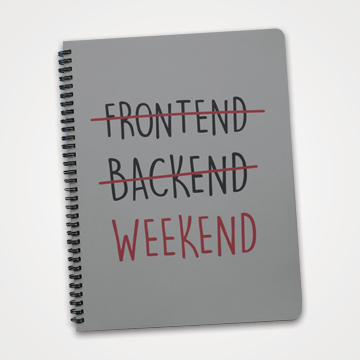 Frontend Backend Weekend - Notebook - Custom Freaks