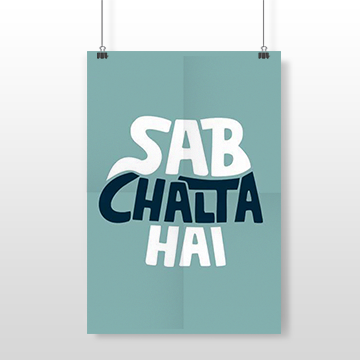 Sab Chalta Hai - Wall Posters - Custom Freaks