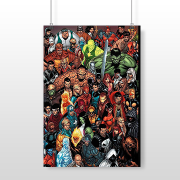 Avengers Collage - Wall Posters - Custom Freaks