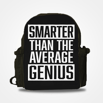 Smarter Than The Average Genius - Kids Backpack - Custom Freaks