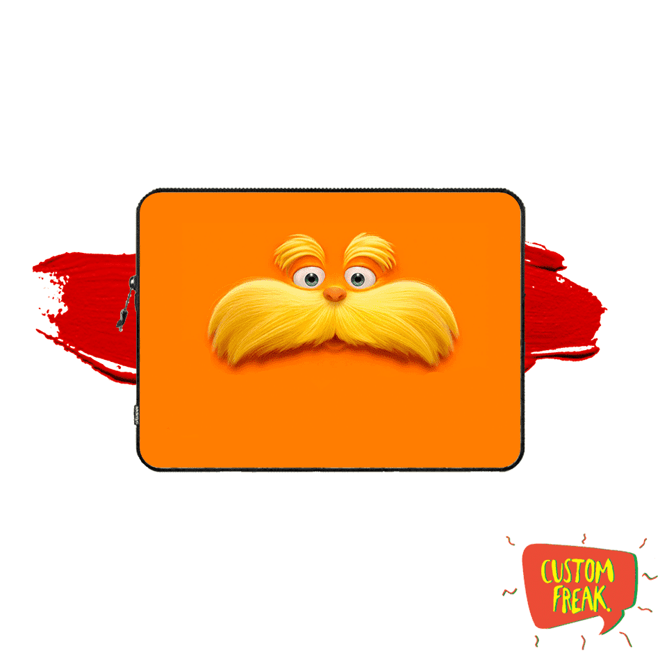 SALE - The Lorax - Laptop & Tablet Sleeve - Custom Freaks