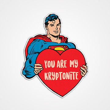 You Are My Kryptonite - Valentines Day - Cutout Sticker - Custom Freaks