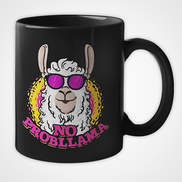 No Probllama - Mug - Custom Freaks