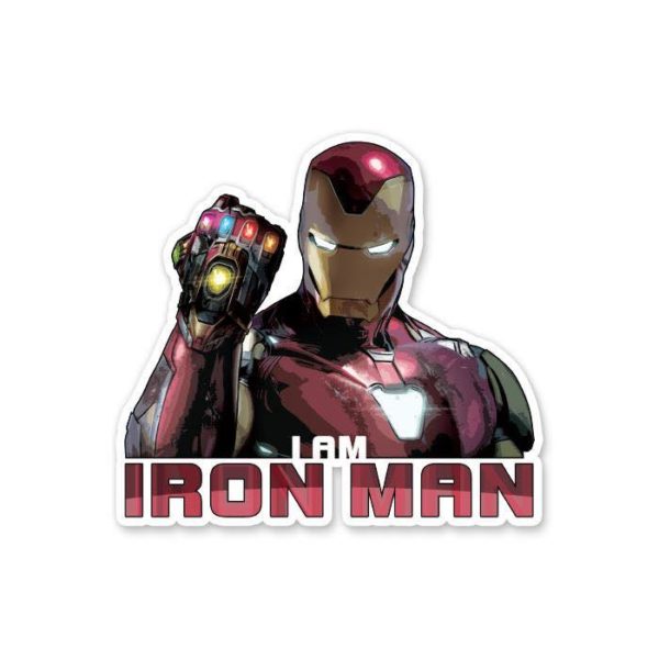 Ironman - Cutout Sticker - Custom Freaks