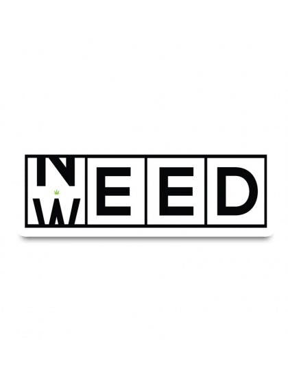 Weed- Cutout Sticker - Custom Freaks