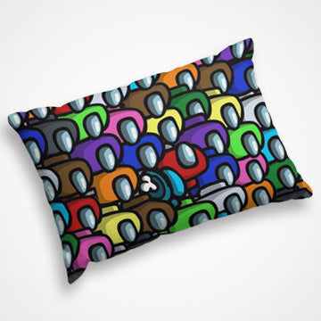 Among Us Collage - Game - Pillow Cover - Custom Freaks