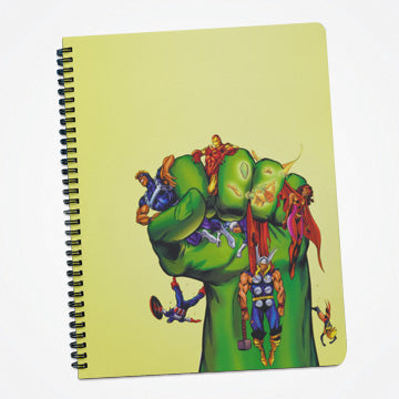 Hulk Hand Destruction - Notebook - Custom Freaks
