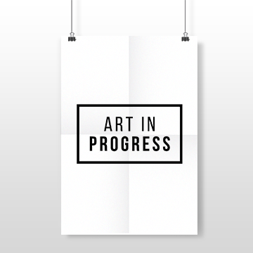 Art In Progress - Wall Posters - Custom Freaks