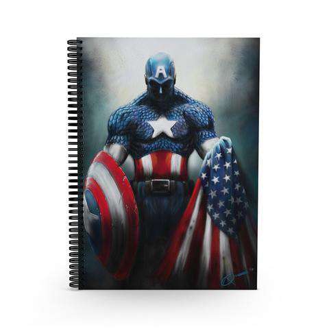 Captain America 02 - Notebook - Custom Freaks